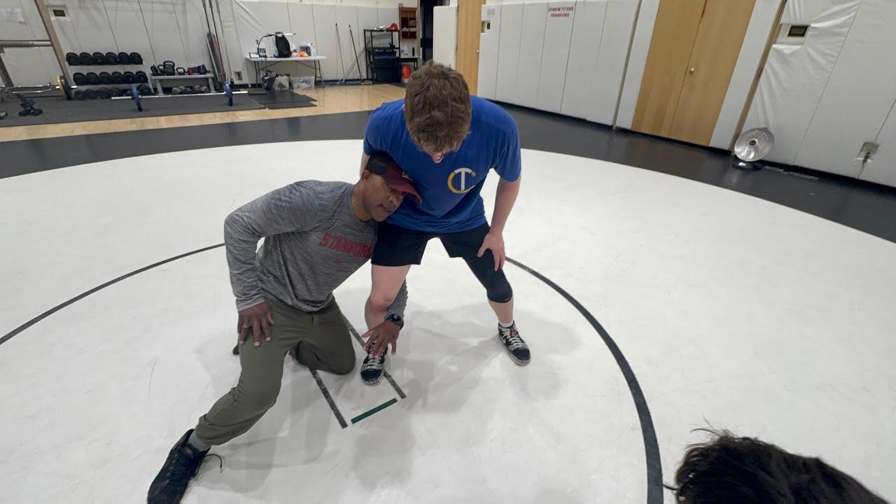 Single leg offense and defense - YouTube