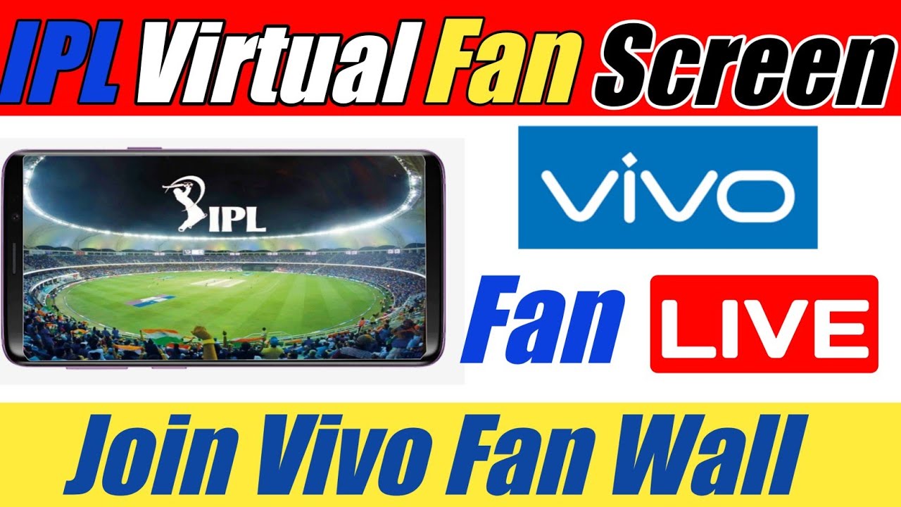 How To Join Vivo IPL Fan Screen 2021| How To Book Vivo IPL 2021 Virtual ...