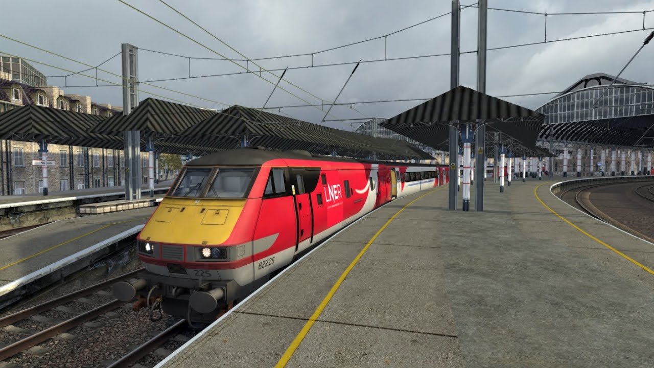 Train simulator TS2023 ECML 1E06 0648 Glasgow Central to London Kings ...