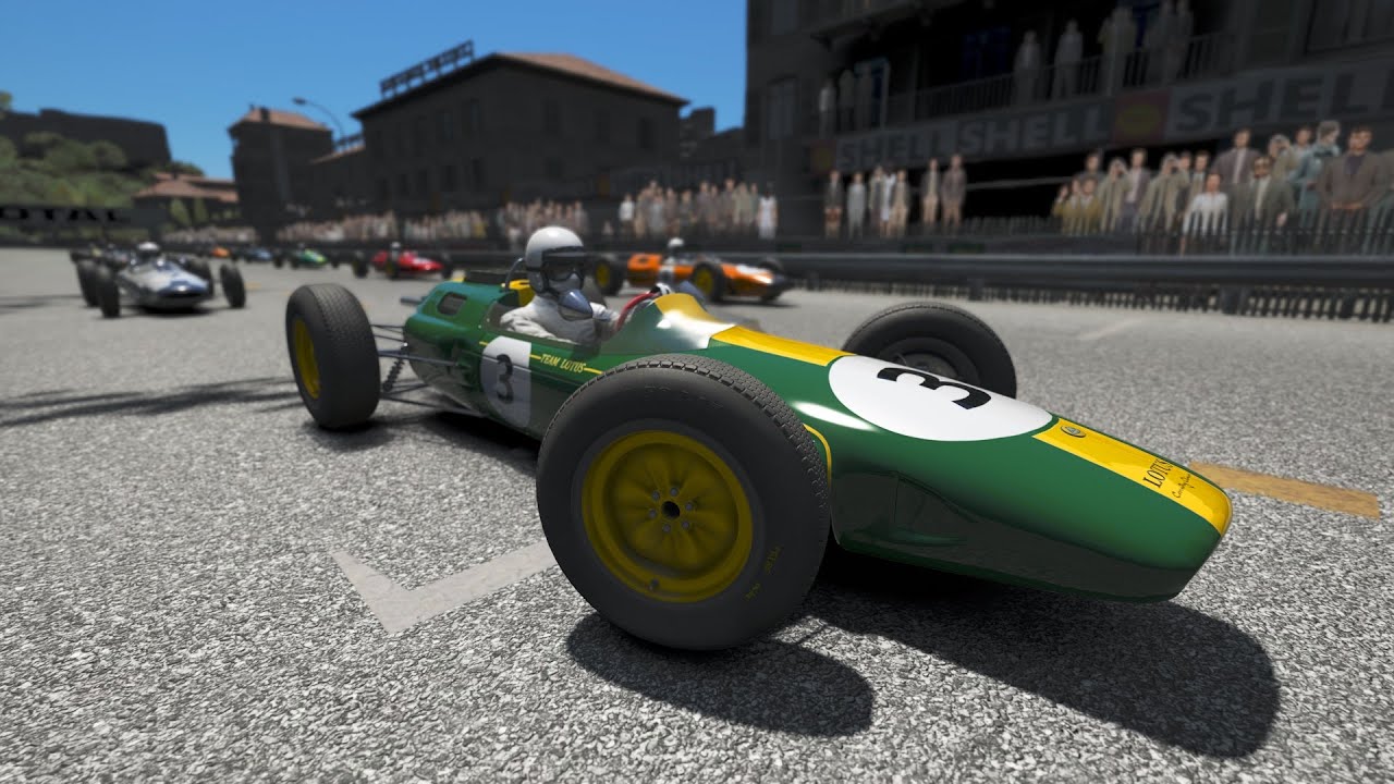 100 Years of Grand Prix - 1963 - Lotus Type 25 at Monaco - YouTube