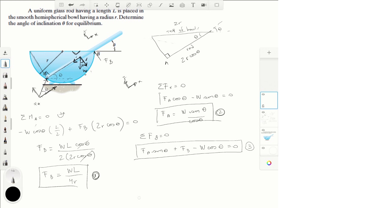 Determine The Angle Of Inclination U For Equilibrium YouTube determine-the-angle-of-inclination-u-for-equilibrium-youtube