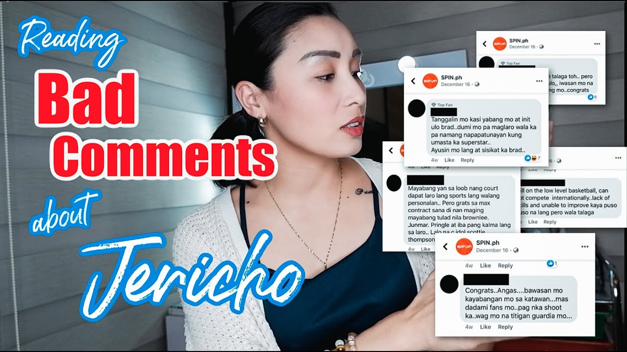 READING BAD COMMENTS ABOUT JERICHO CRUZ | Mosh Cruz ♡ - YouTube