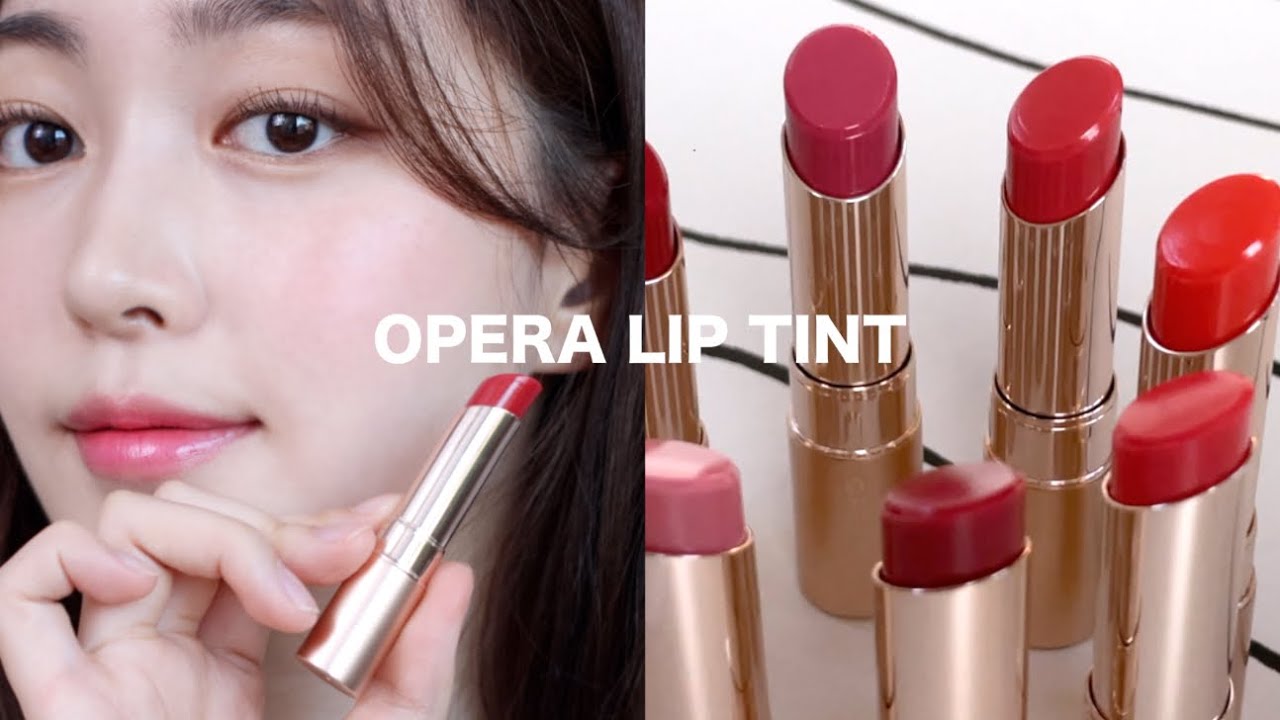 촉촉 립틴트 끝판왕! 오페라 립틴트 리뷰 발색 opera lip tint | CHES 체스 - YouTube