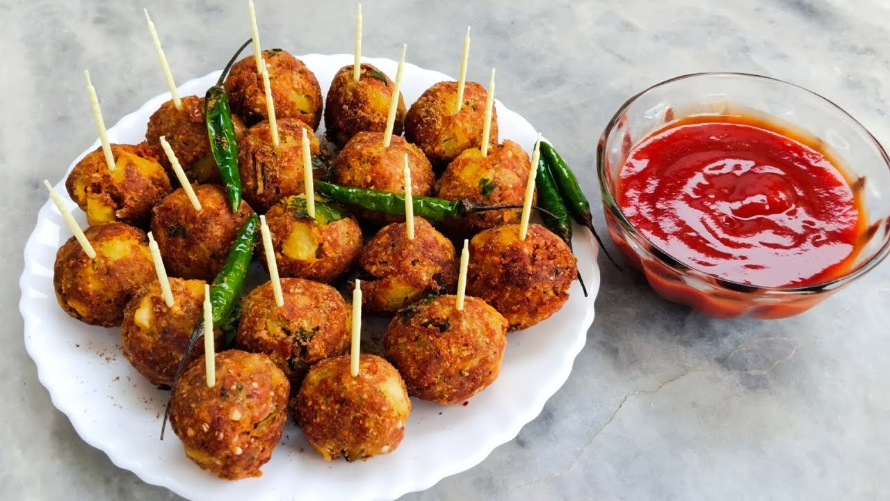 Vada Pav in a ball!! New & Unique party starter, Snack recipe Wada Pav ...