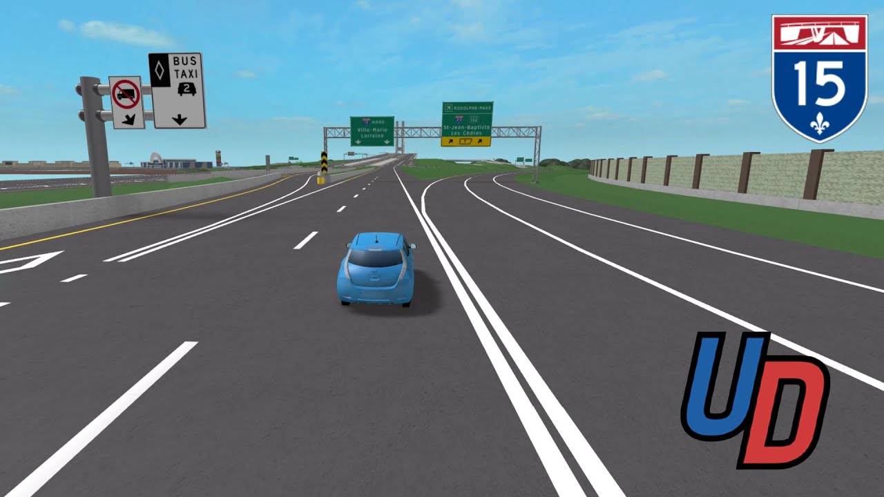 AUTOROUTE 15 BRIDGE NORTHBOUND | ULTIMATE DRIVING: ST HELENE - YouTube