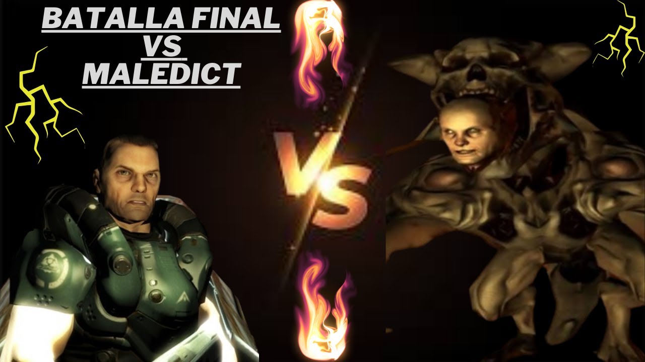 Final en DOOM 3 RESURRECCION ultima batalla contra MALEDICT (PARTE 5 ...