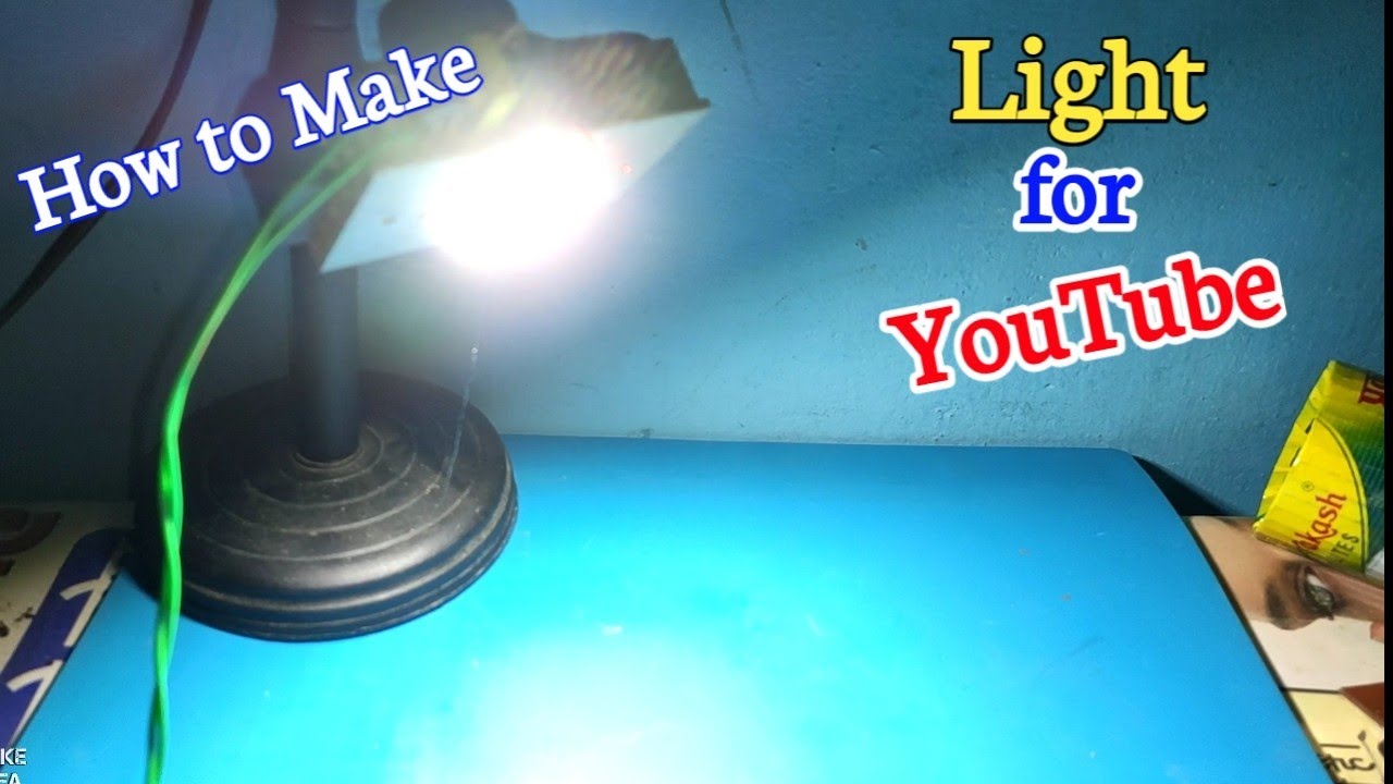How to Make Light for Youtube Video - YouTube