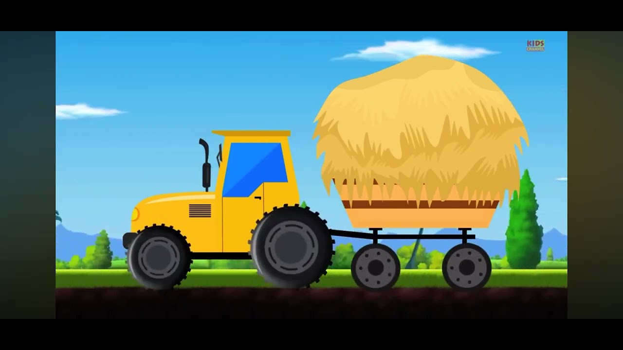 Tractor and the Uses | Farm | Kids Video Playhouse - YouTube