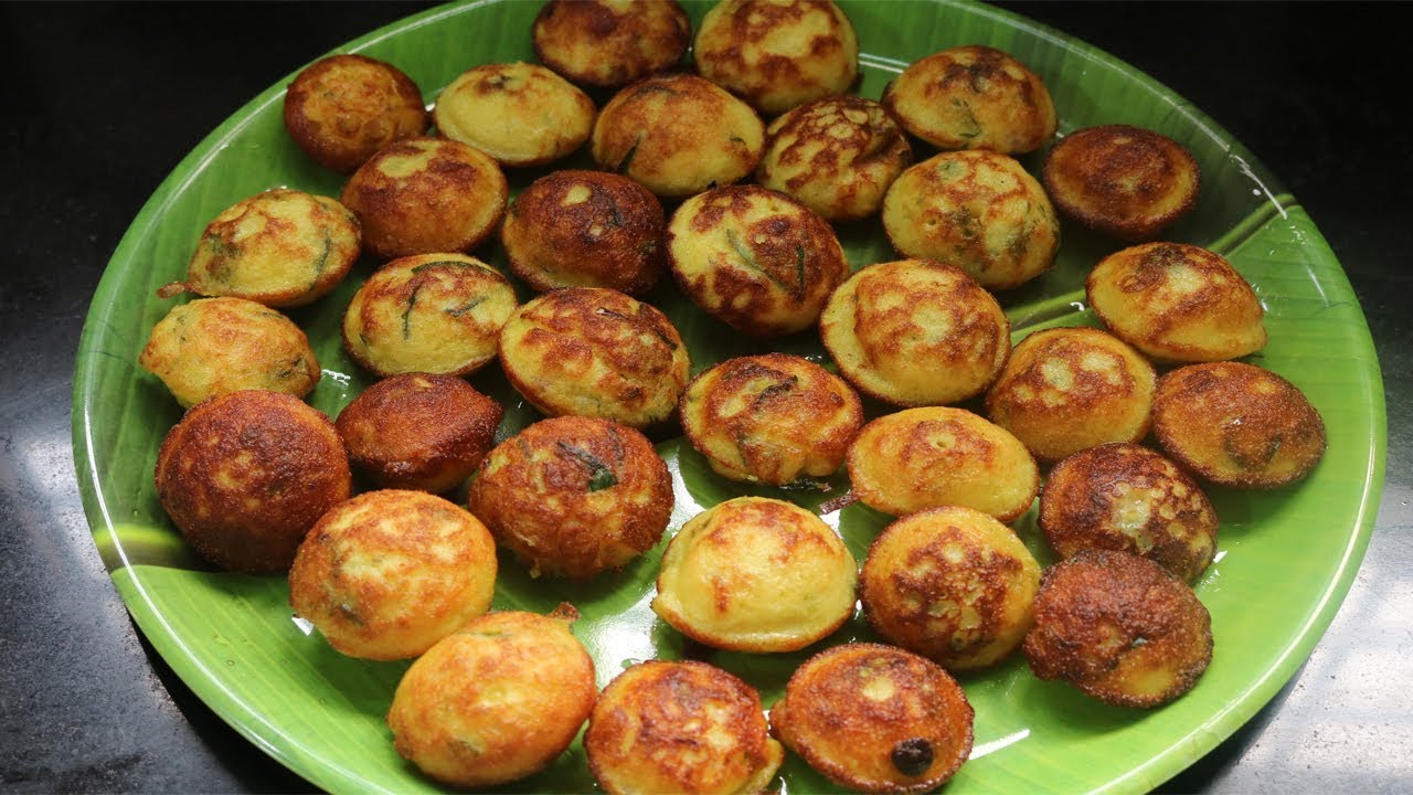 Tasty & Quick Gunta Pongadalu - Morning Breakfast Recipes or Evening ...