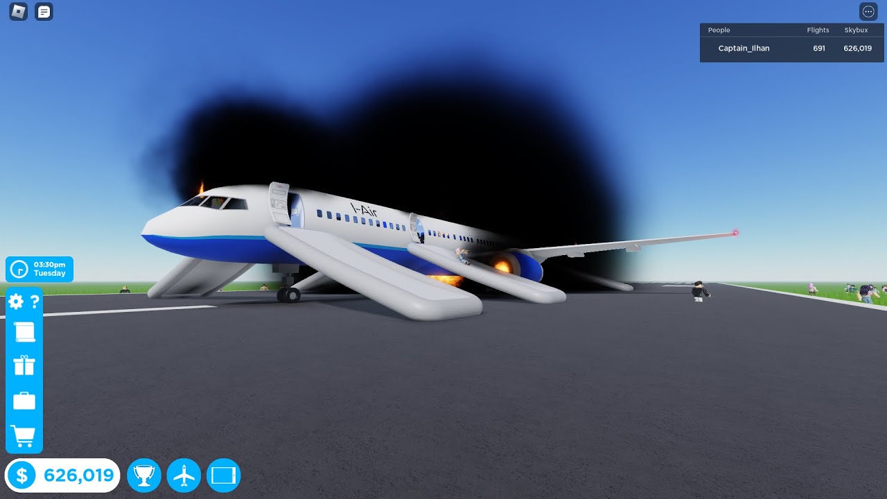 Roblox Cabin Crew Simulator | B757 | Crash Landing - YouTube