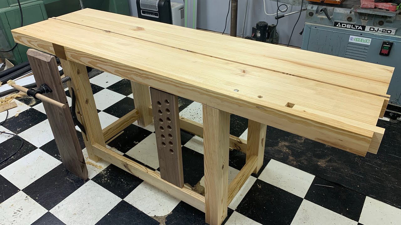 Roubo Workbench Build Part One - YouTube
