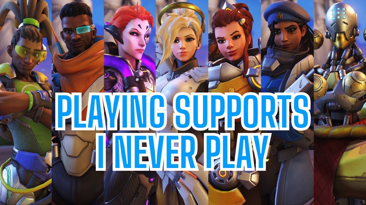 Playing the Support Heroes I Never Play ♡ Long & Cozy PLAT Gameplay OW2 ...