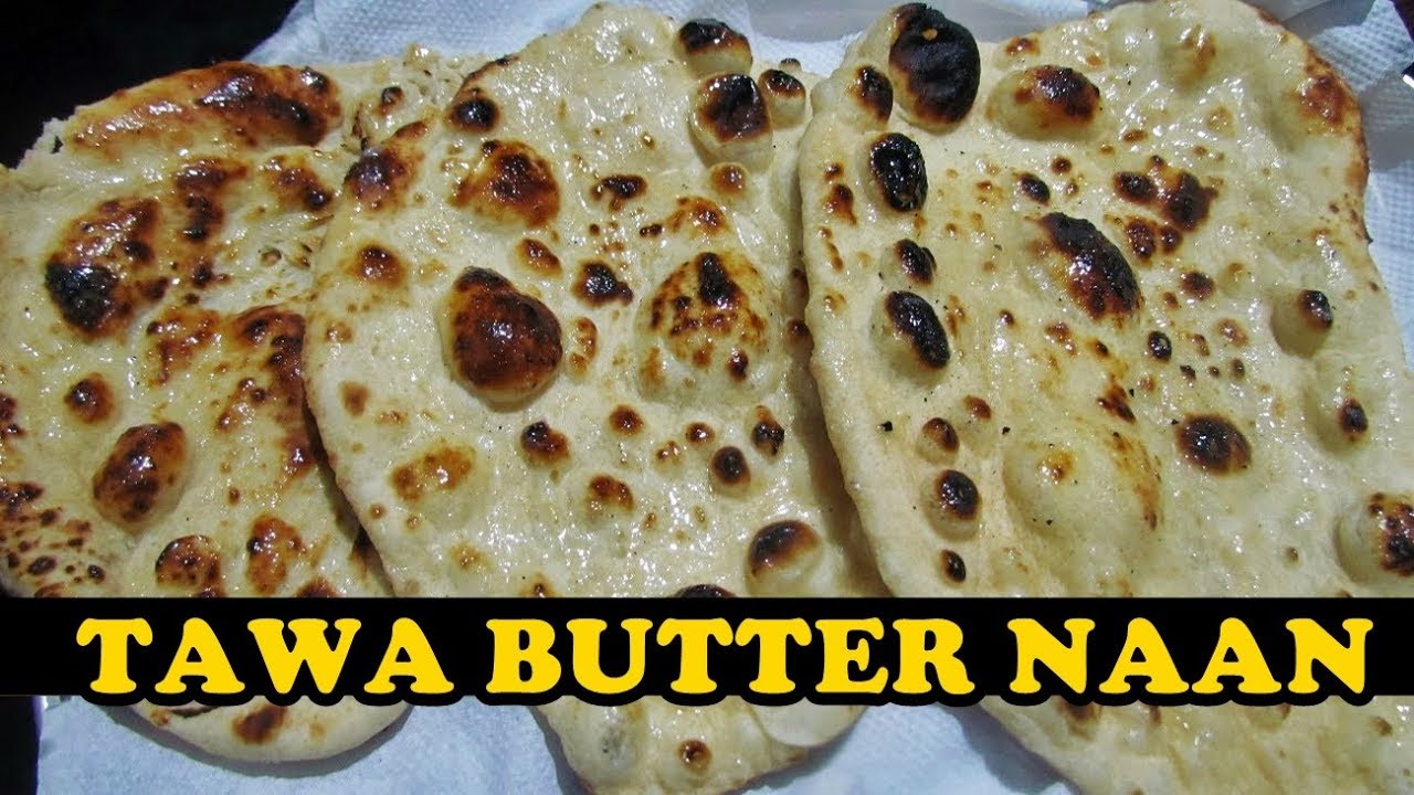 Naan without Tandoor - How to make naan on Tawa | Tawa Naan Recipe ...