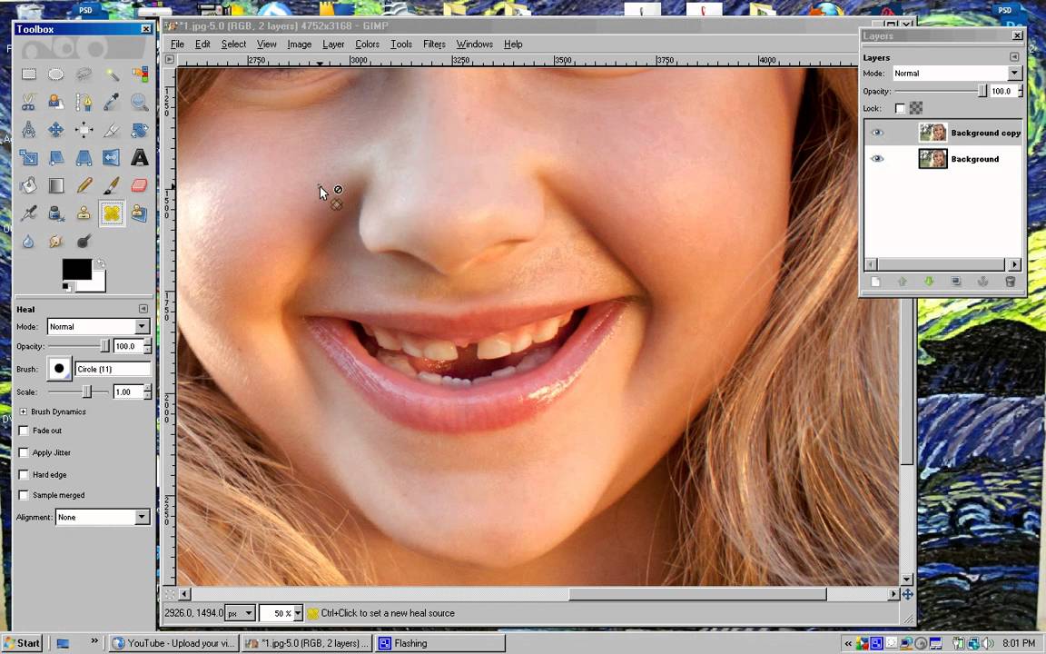 GIMP Tutorial Clone And Patch Tools YouTube GIMP Tutorial Clone And Patch Tools YouTube