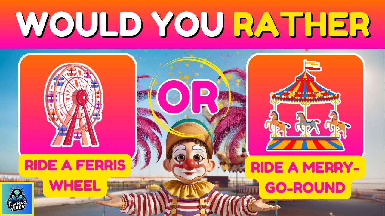 🧠 Brain Breaks for Kids | Fun Carnival-Themed Would You Rather Game (No ...