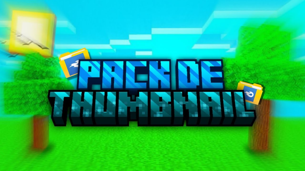 PACK DE THUMBNAIL PARA MINECRAFT - YouTube