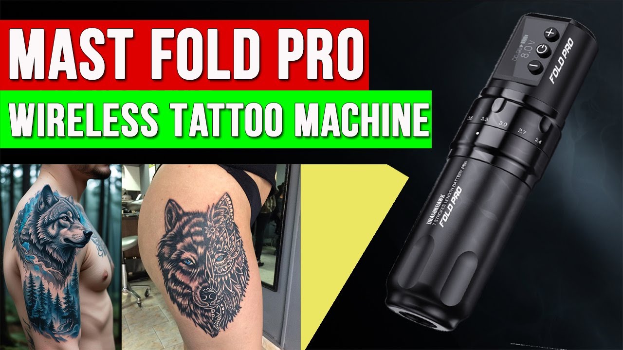 MAST FOLD PRO WIRELESS TATTOO MACHINE - YouTube
