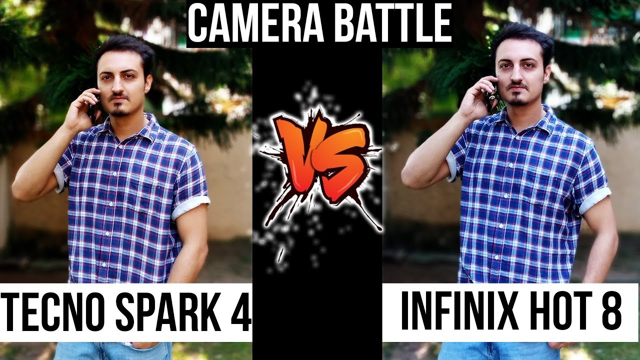 Tecno Spark 4 vs Infinix Hot 8 Camera Test - Low light - Day light ...