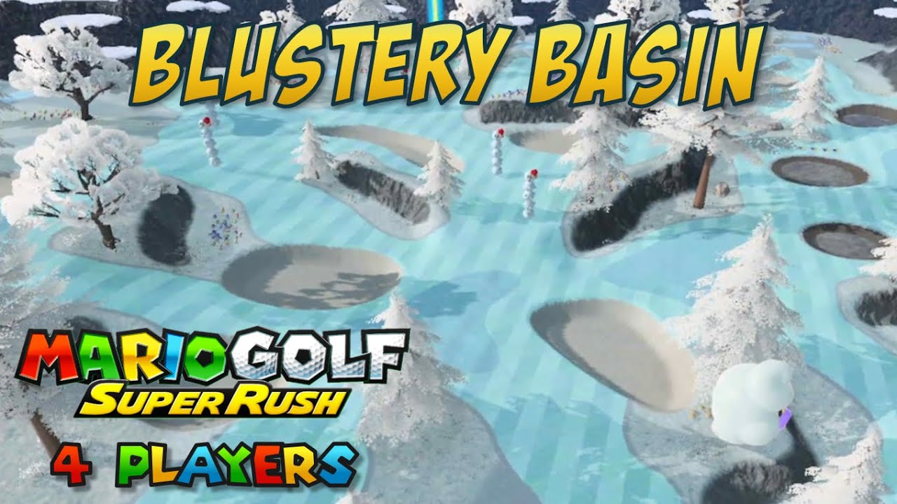 Mario Golf Super Rush: Blustery Basin (4 Players) - YouTube