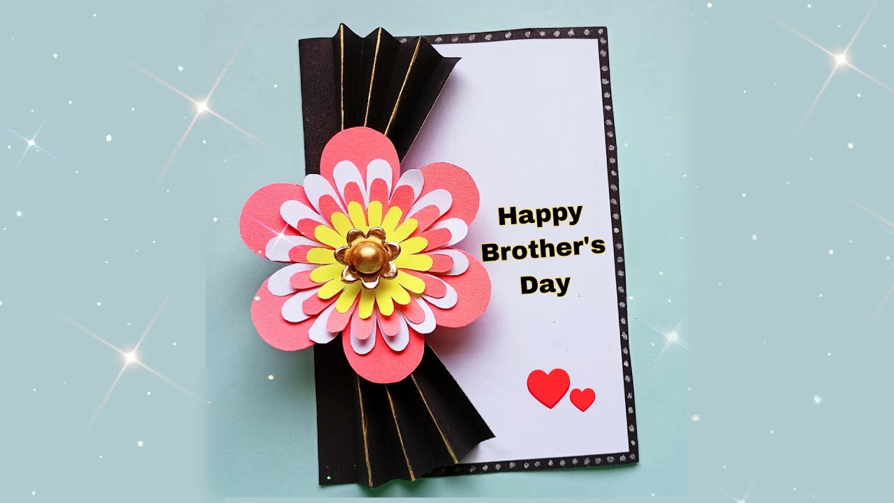 New Brother's day greeting card | Easy brothers day card | simple ...