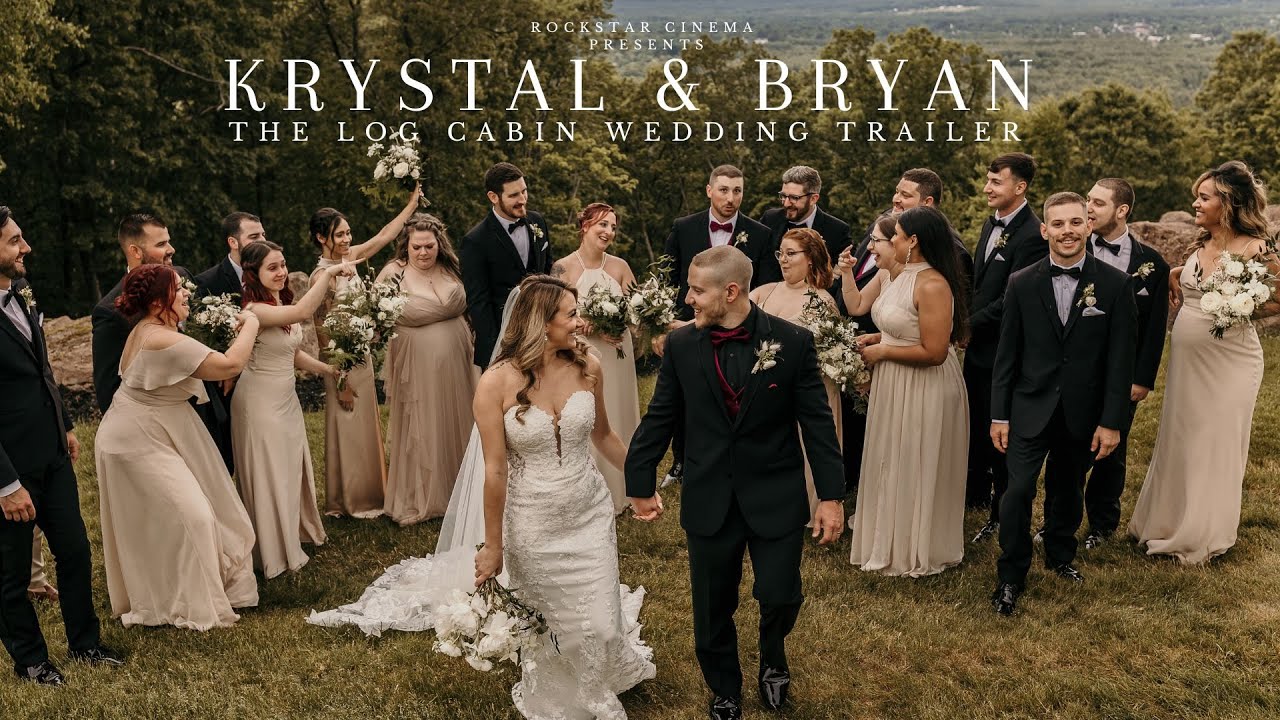 Krystal & Bryan's Log Cabin Wedding Trailer | by Rockstar Cinema - YouTube