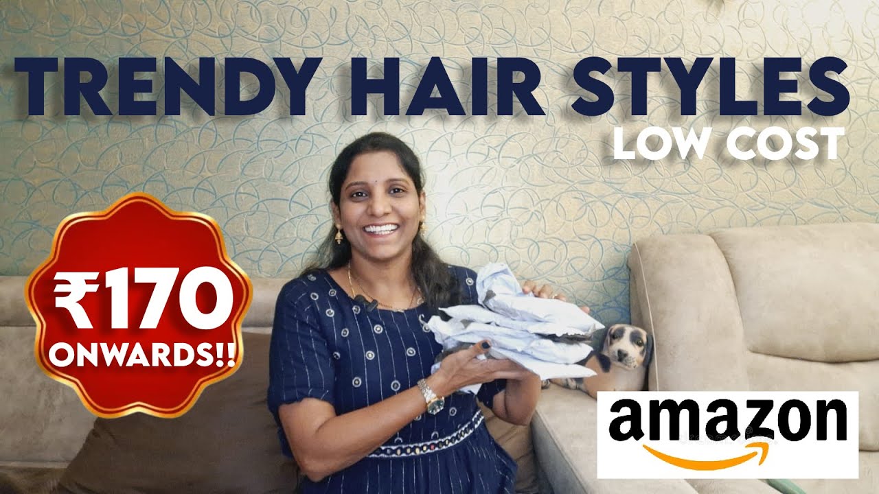 *LOW COST TRENDY HAIRSTYLES* || from AMAZON!!! - YouTube