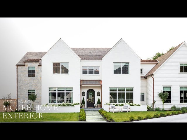 The Mcgee Home Paint Schedule White Exterior Houses Mcgee Home