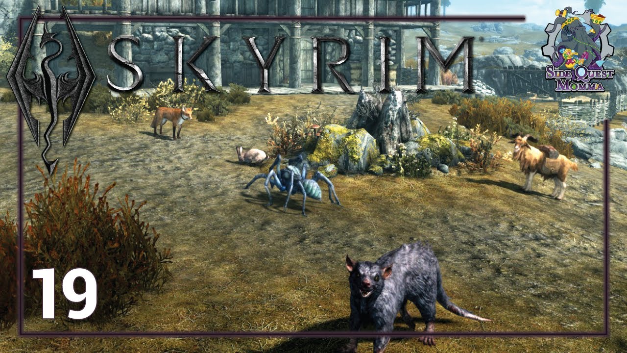 Skyrim - Part 19 - Pets of Skyrim, Cronvagr Cave, Collecting Dept ...