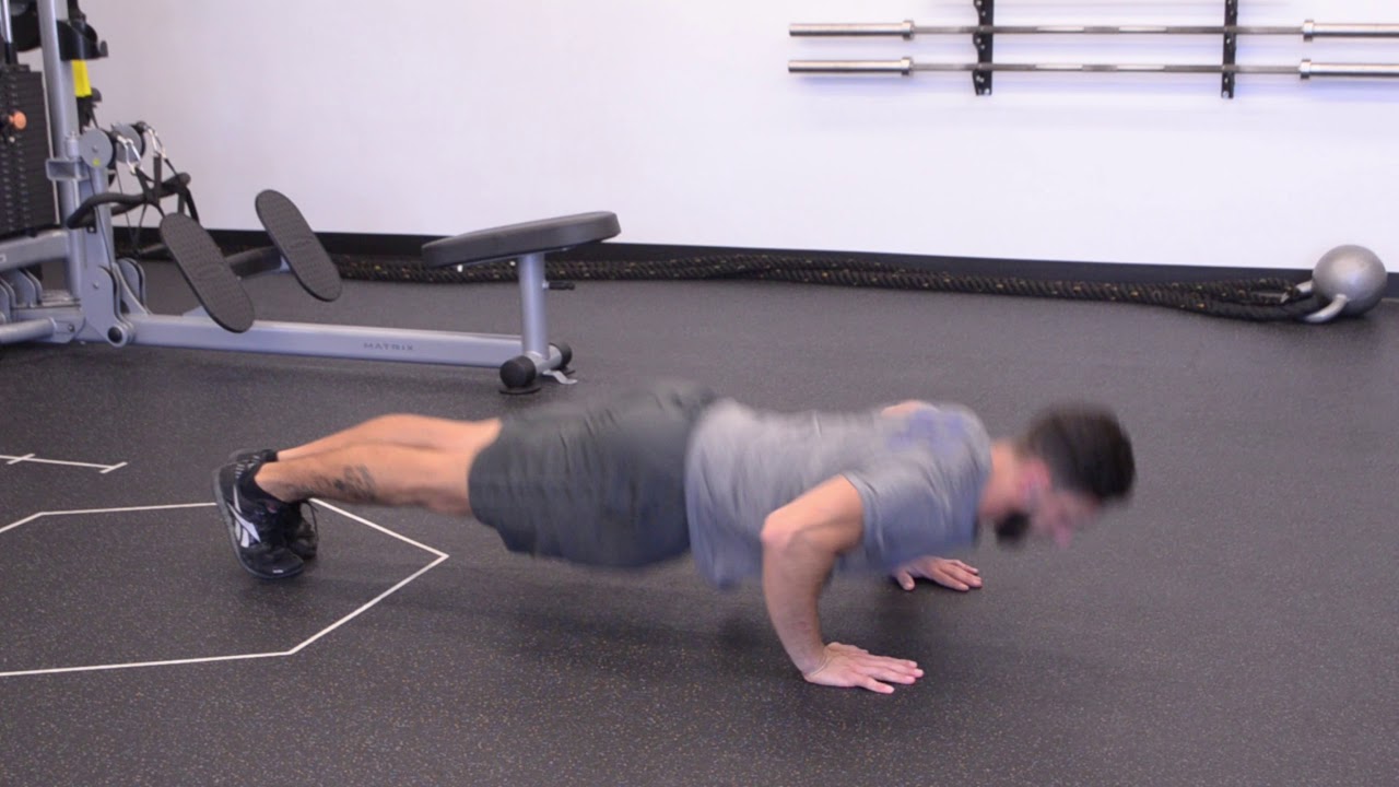 Clap Push Up - Exercise Demo - YouTube