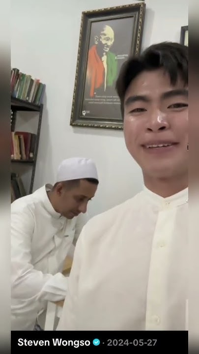 MasyaAllah Ruben Onsu dan Steven Wongso dapat anugerah hidayah jalan yang lurus dan Istiqomah ...