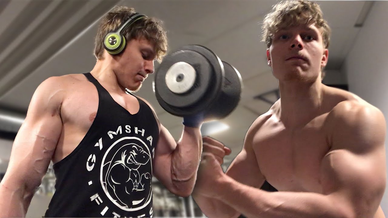 Heavy Biceps & Triceps Workout For BIGGER ARMS | Flexing update - YouTube