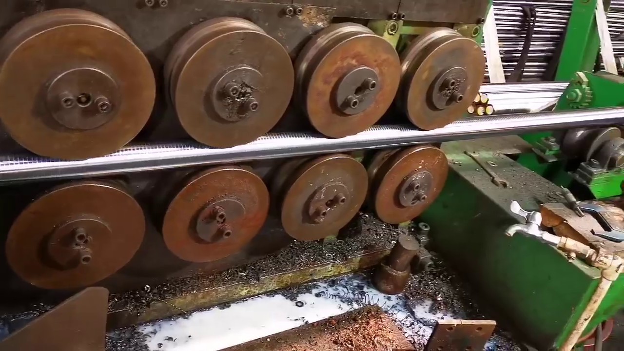 hydraulic cylinder chrome plated bar - YouTube
