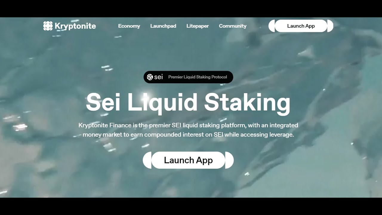 紧随Yaka步伐SEI链最大Defi协议即将发售NFT Kryptonite Finance LSD协议介绍 - YouTube