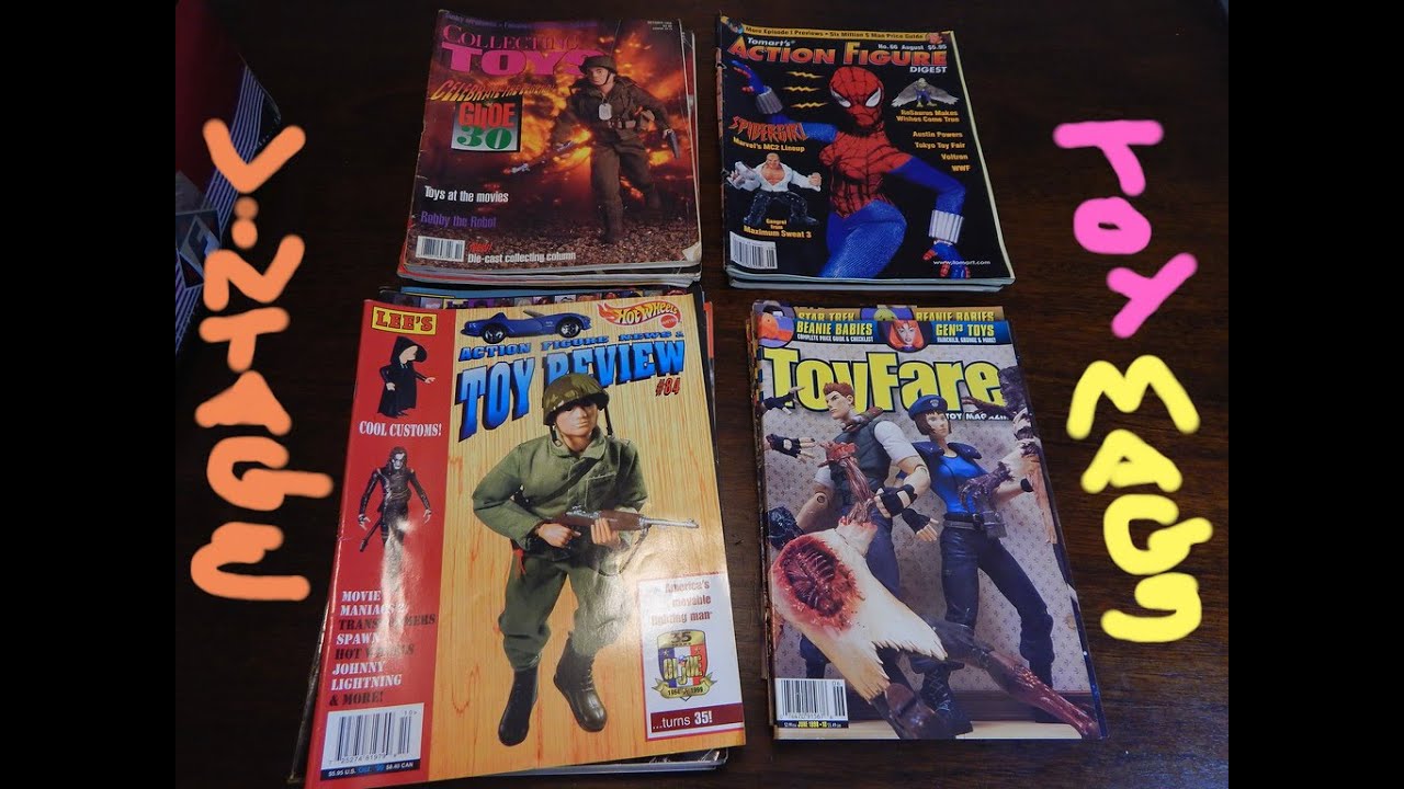 Vintage Toy Magazine Collection - YouTube