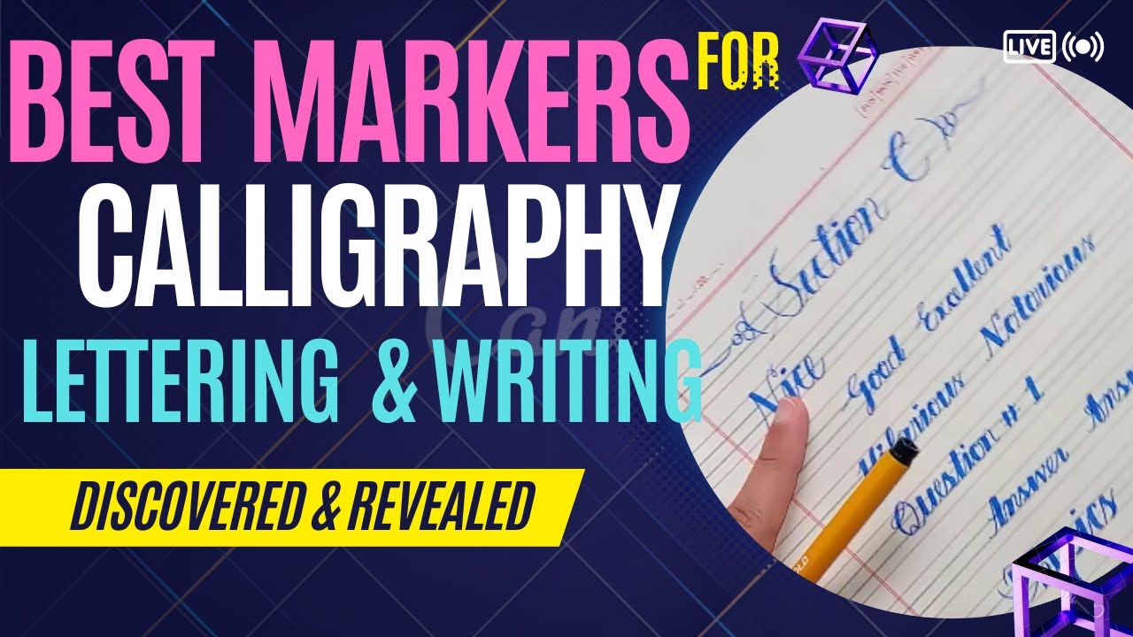 best cut markers for calligraphy & writing|markers used in board exam ...