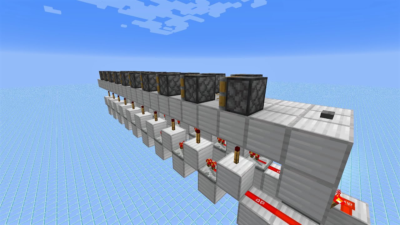 how to build a piston bolt in minecraft [tutorial] - YouTube
