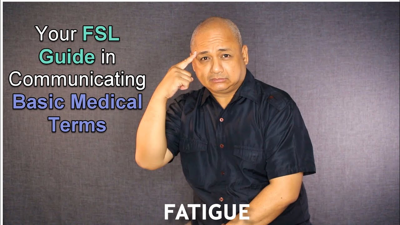 FSL Guide in Communicating Basic Medical Terms - YouTube