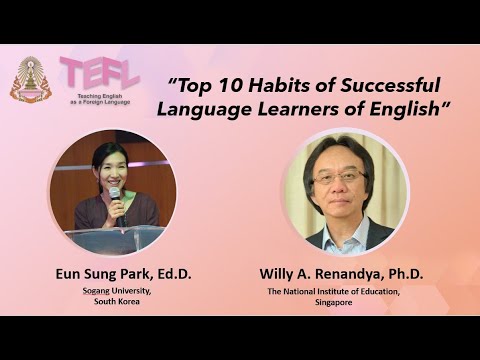 TEFL Webinar Series: Top 10 Habits of Successful English Learners - YouTube