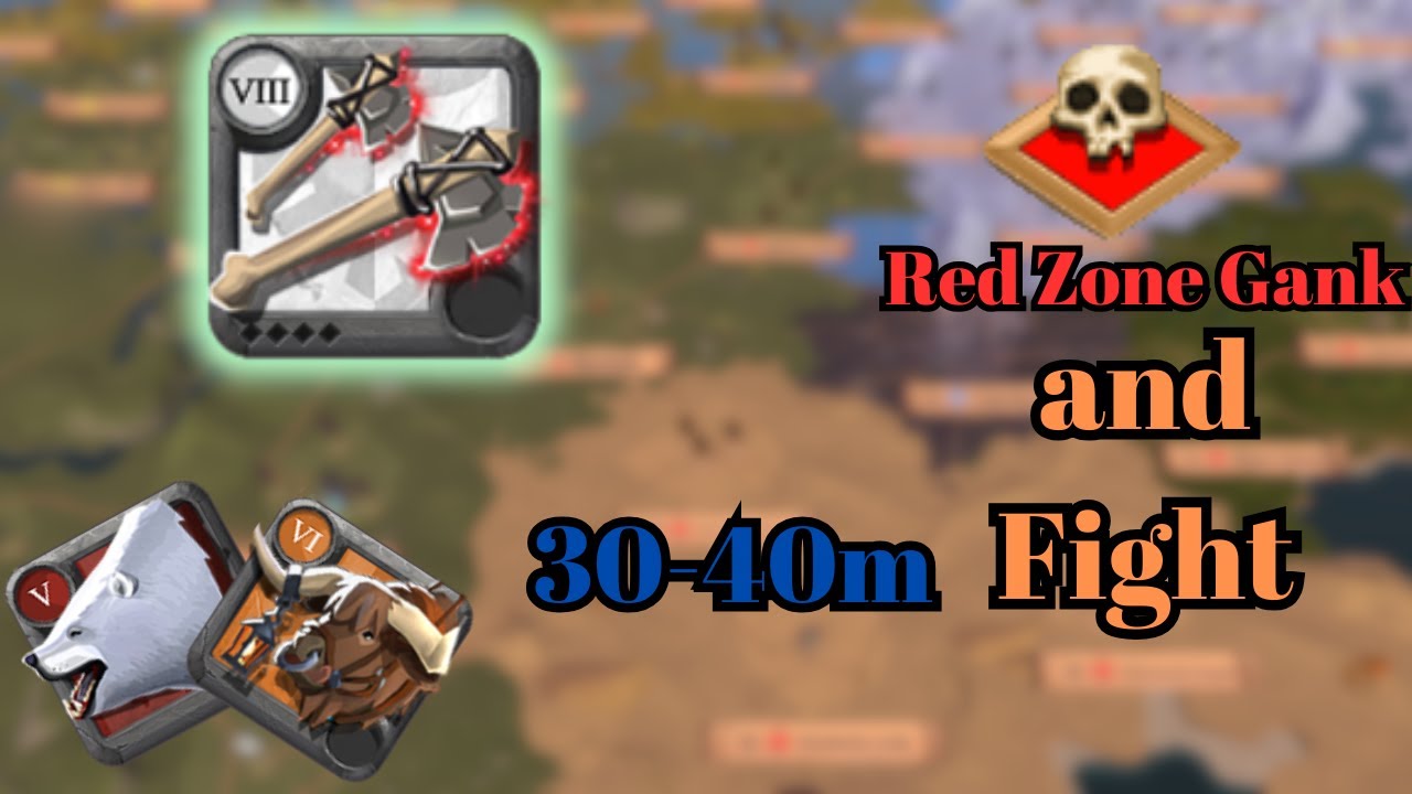 Red Zone l Gank/Fight l Bear Paws l Albion Online PvP - YouTube