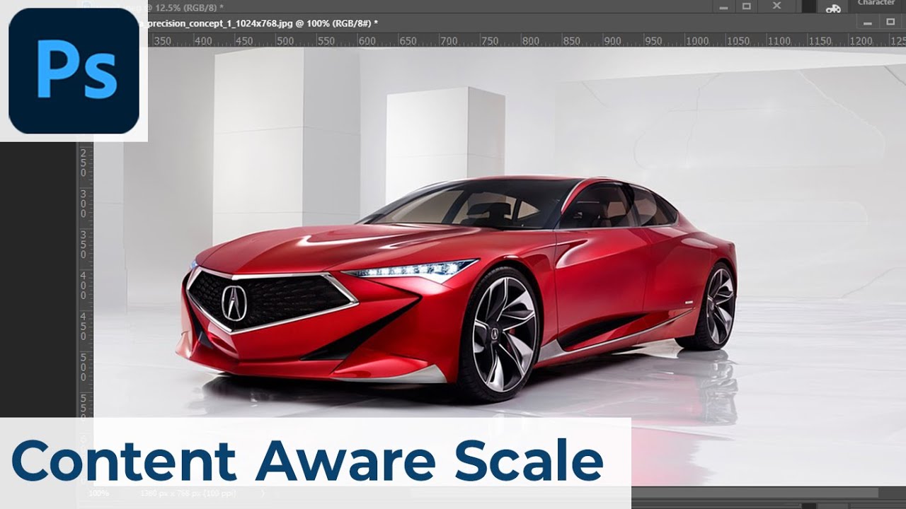 Content Aware Scale Tool | Photoshop - YouTube