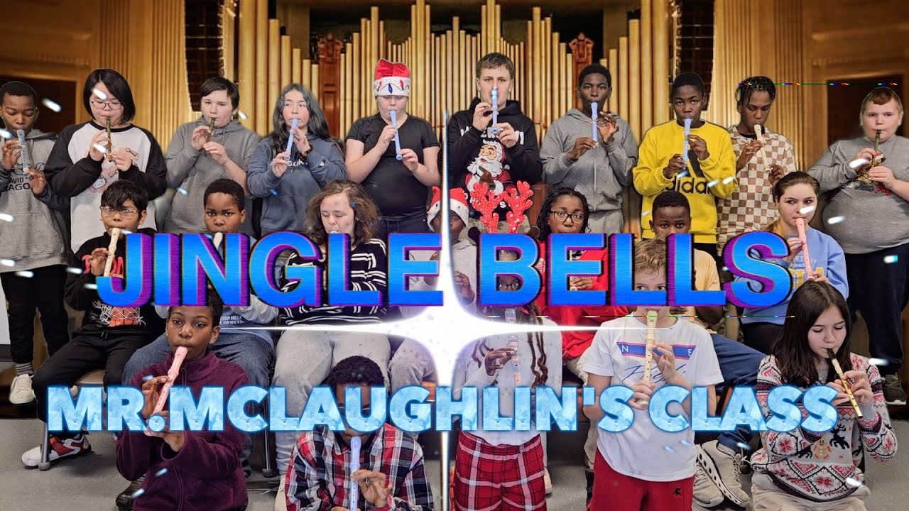 Mr Mclaughlin's Class - Jingle Bells Recorders & Vocal Cover - YouTube