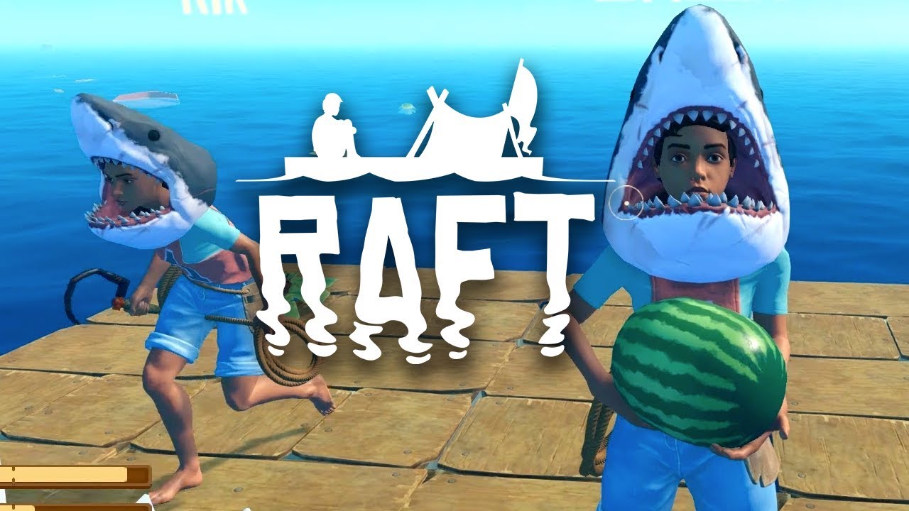 SHARKS EVERYWHERE! - Raft - #10 (Raft Multiplayer Gameplay) - YouTube