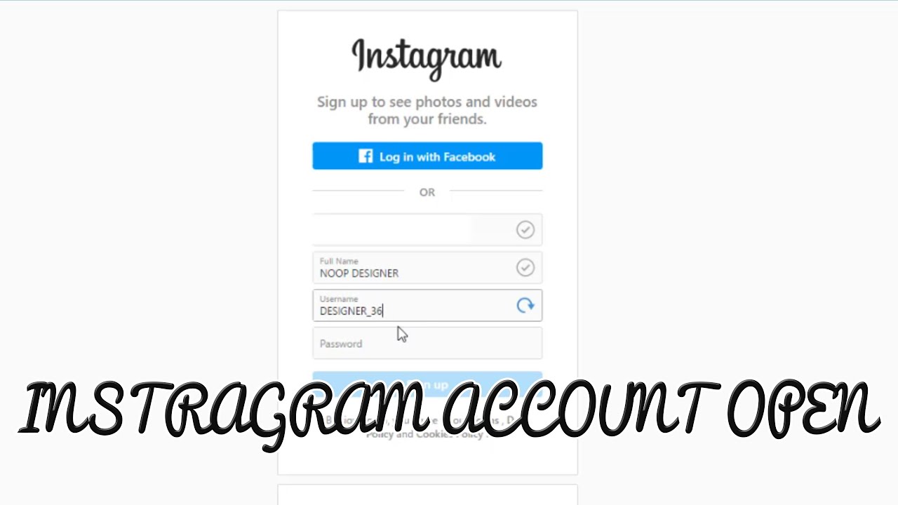 HOW TO OPEN INSTAGRAM ACCOUNT JUST 1 OPEN - YouTube