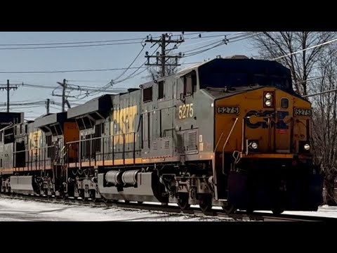 CSX 5275 Intermodal @ Kingston [2/22] - YouTube