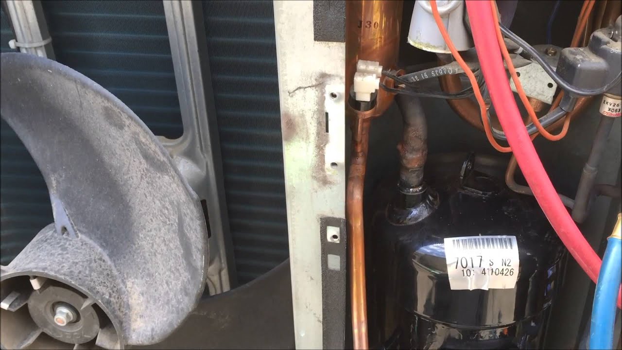 Daikin R407C Compressor and inverter change - YouTube