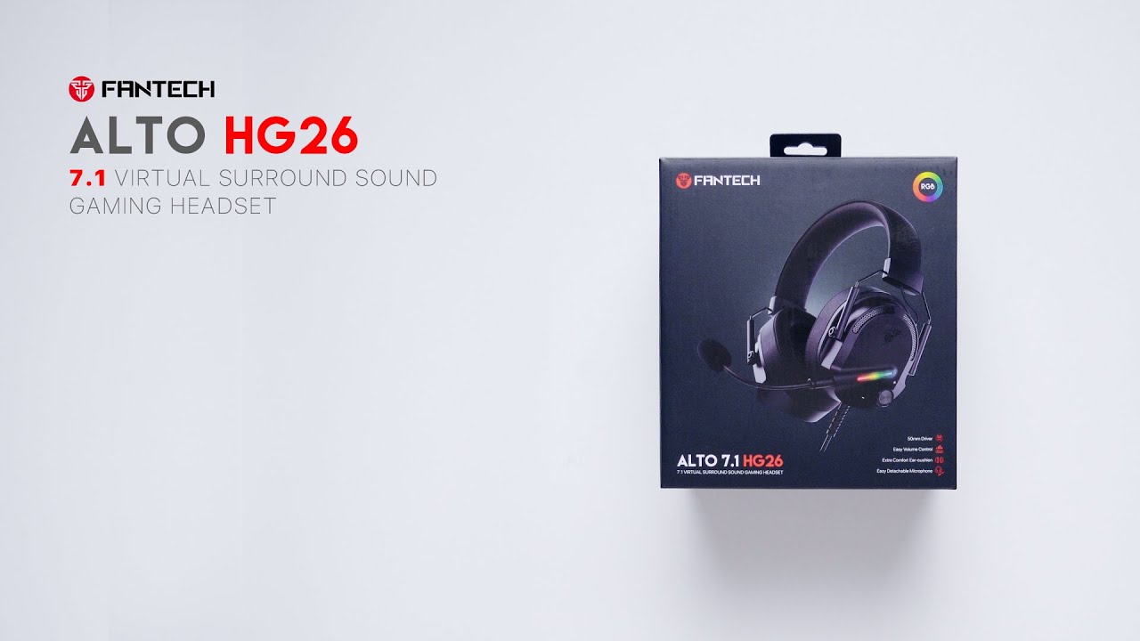 Immersive Surround Sound Headset Unboxing | Fantech ALTO 7.1 - YouTube