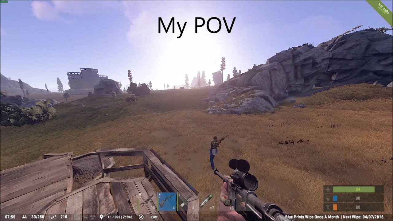 Hacker on EMPIRE Rust Server - YouTube