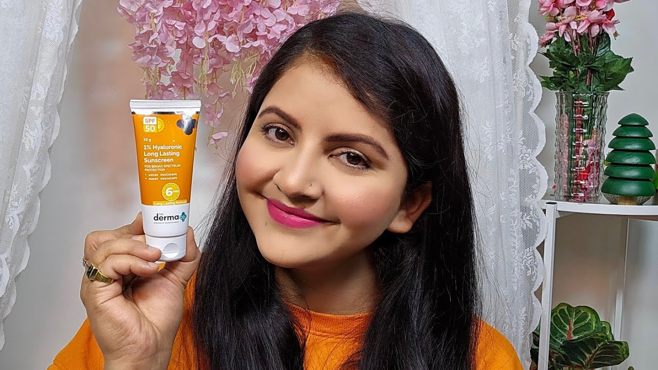 Dermaco 1% Hyaluronic long lasting Sunscreen review | RARA | affordable ...
