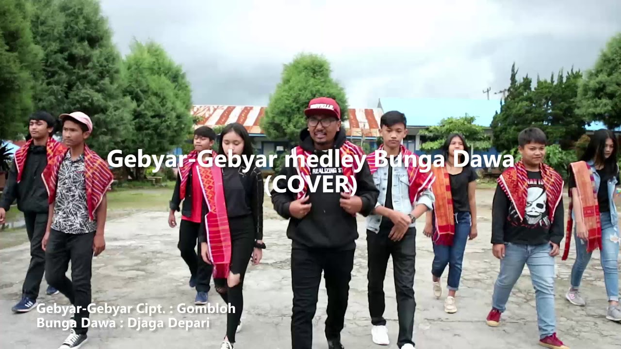 KEBYAR - KEBYAR Medley BUNGA DAWA (Yobi Leomanta feat SMPN 1 Berastagi ...