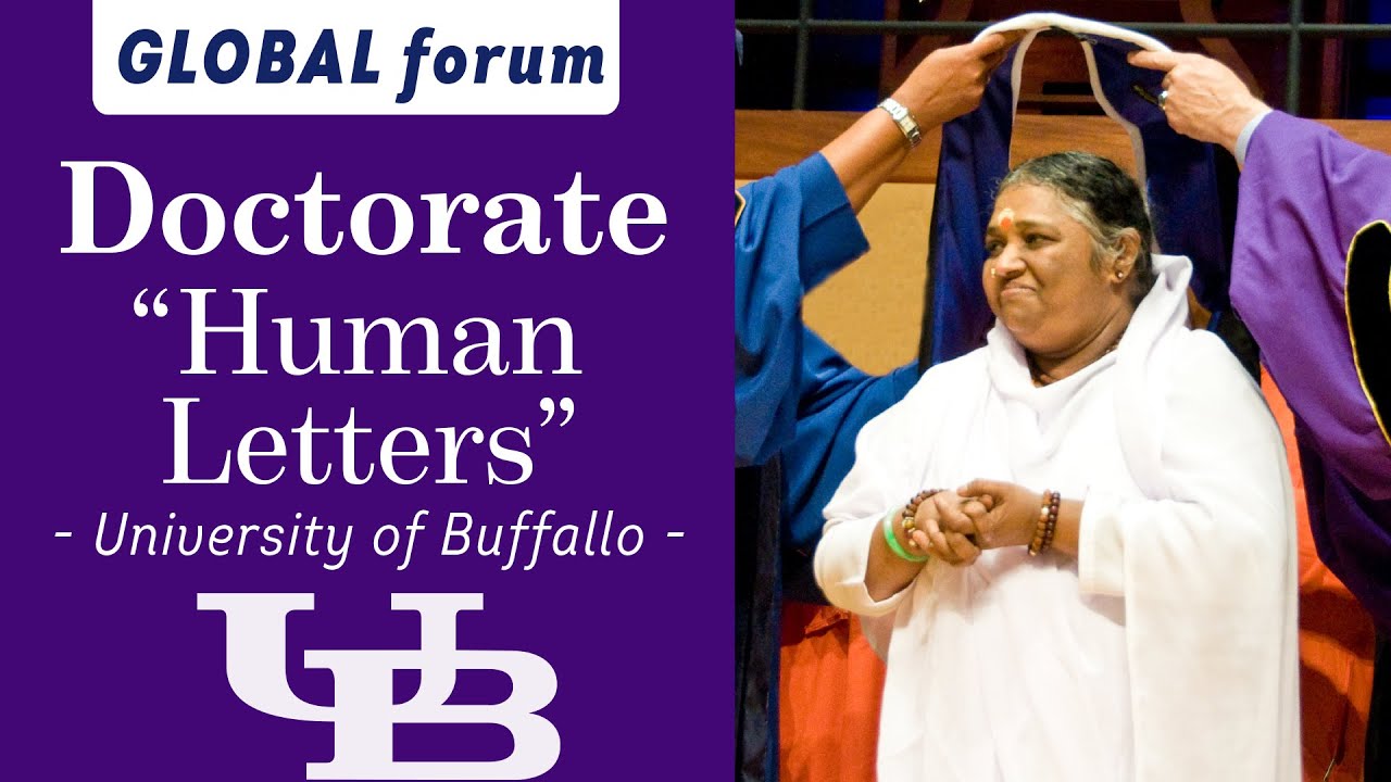 Amma to receive doctorate of humane letters - YouTube